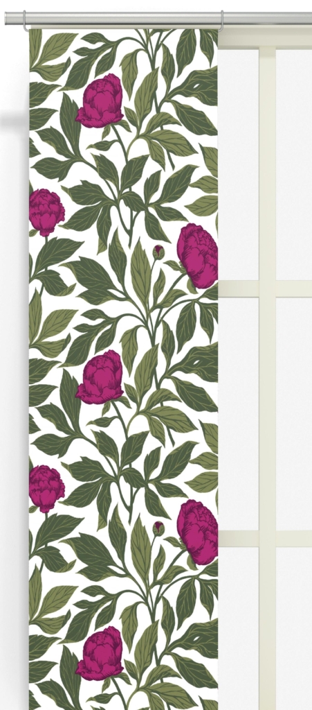 Pion cerise/grön panellängd 2-pack - Arvidssons