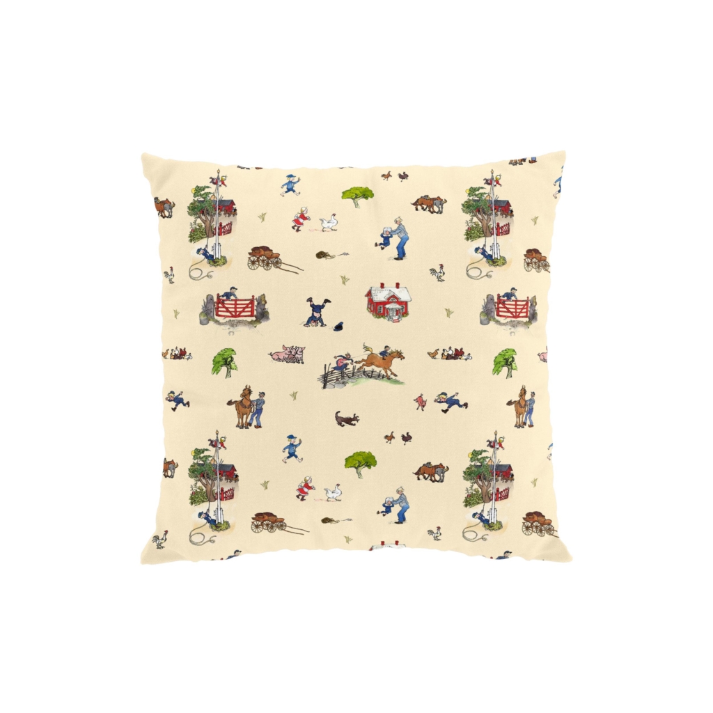 Emil I Katthult beige kuddfodral - Arvidssons