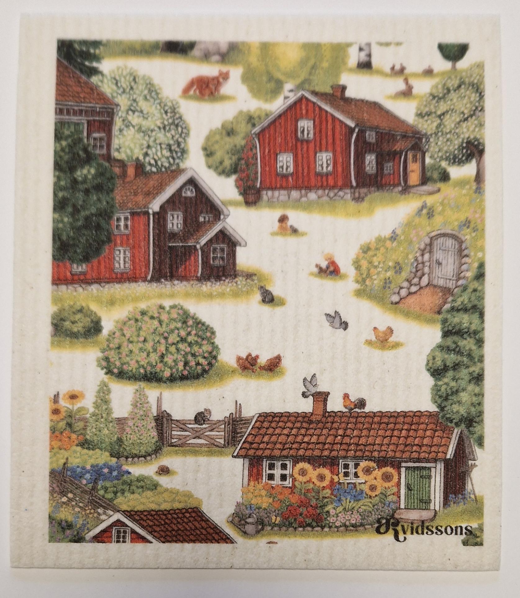 Ginkalunda grön/röd disktrasa - Arvidssons